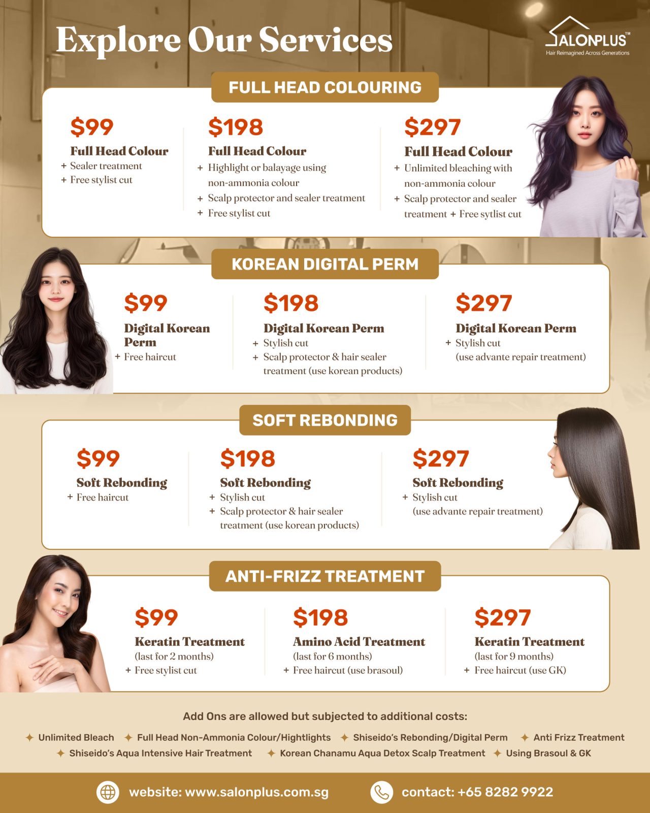 Hair Promotions & Special Offers | Salon Plus Far East Plaza